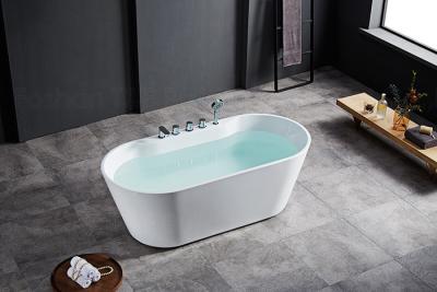 China pure acrylic Villa Soaking Freestanding Bathtubs 1500x750x580mm for sale