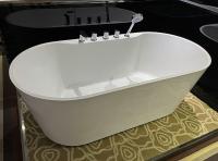 China pure acrylic Villa Soaking Freestanding Bathtubs 1500x750x580mm for sale