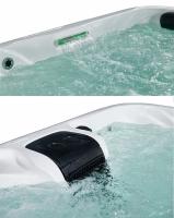 China 2120x2120x900mm Bathroom Jacuzzi Tub Square Whirlpool Massage Tub for sale