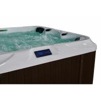 China 2120x2120x900mm Bathroom Jacuzzi Tub Square Whirlpool Massage Tub for sale