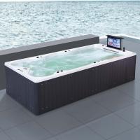 China Fiberglass Acrylic Swimming Pool Hot Tub 9.5KW Leakage Protection for sale