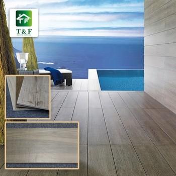 China Glazed Wood Grain Ceramic Tiles Non slip 200x1000mm Browns / Tans Color for sale
