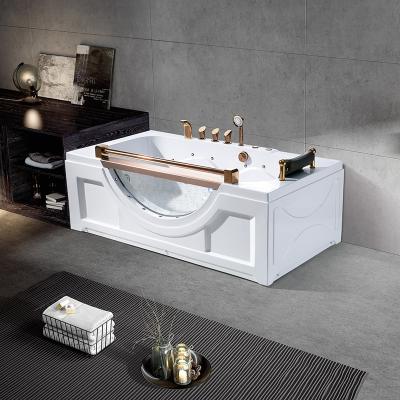 China Freestanding Jacuzzi Hydromassage Bathtub 1 Person  Eco Friendly Material for sale