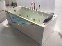 China Freestanding Jacuzzi Hydromassage Bathtub 1 Person  Eco Friendly Material for sale