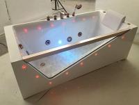 China Freestanding Jacuzzi Hydromassage Bathtub 1 Person  Eco Friendly Material for sale