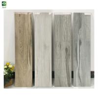 China Gloss Surface Wood Porcelain Floor Tiles 10mm Thickness Outdoor Decoration for sale