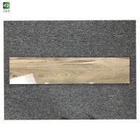China Gloss Surface Wood Porcelain Floor Tiles 10mm Thickness Outdoor Decoration for sale