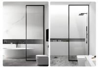 China Fixed Walk In Shower Glass Partition , 8mm Frameless Glass Shower Screens for sale