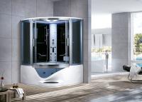 China Fan Shaped Bathroom Shower Enclosure , OEM ODM Shower Steam Room Unit for sale