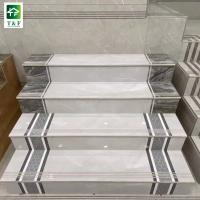 China Grey Porcelain Full Body Tiles 300x1200 Marble glossy design for sale