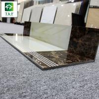 China Carrara Glossy White Ceramic Step Tiles For Office Building for sale