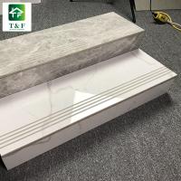 China indoor Ceramic Stair Floor Tiles Natural Marble Design 12mm Thickness for sale