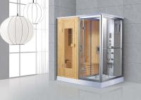 China Wet Steam Bathroom Shower Enclosure Sauna Ozone Disinfection for sale