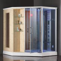 China Wet Steam Bathroom Shower Enclosure Sauna Ozone Disinfection for sale