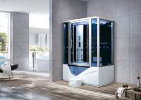 China 110V / 220V Bathroom Shower Enclosure , Steam Bath Shower Cabin 1400x1100x2150mm for sale