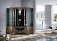 China 1650x1650x2150mm Steam Shower Room Cabin With Whirlpool Bathtub for sale