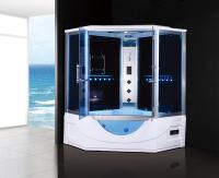 China 1650x1650x2150mm Steam Shower Room Cabin With Whirlpool Bathtub for sale