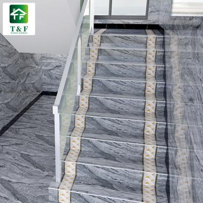 China Anti Slip Stair Ceramic Tiles 1200x300x170mm Glossy Surface for sale