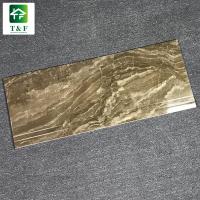 China OEM 1200x300mm Stair Ceramic Tiles , Brown Modern Front Door Step Tiles for sale