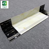 China Glazed Marble Stair Tiles 11mm Non Slip Double Color Matching for sale