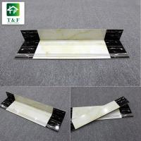 China Glazed Marble Stair Tiles 11mm Non Slip Double Color Matching for sale