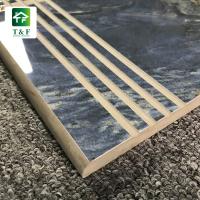 China Villa Porcelain Tile For Stairs Glossy Finish Blue and yellow Color for sale