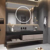 China Plywood Bathroom Vanity Units , slate Countertop  Floating Vanity Cabinet for sale