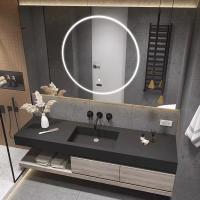 China Plywood Bathroom Vanity Units , slate Countertop  Floating Vanity Cabinet for sale