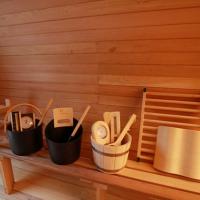 China Red Cedar Sauna Wooden Steam Room Glass fiber reinforced plastic Base for sale