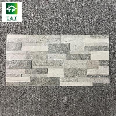 China OEM Ceramic Plaid Floor Tiles 10mm Thickness Irregular Surface for sale