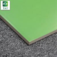 China Green Glazed Polished Porcelain Tiles 30x30  Modern Square shape for sale