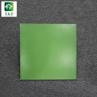 China Green Glazed Polished Porcelain Tiles 30x30  Modern Square shape for sale