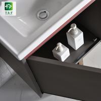 China European style white sink cabinets mirror wall hung cabinet units modern bathroom vanity for sale