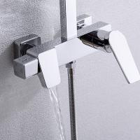 China Thermostatic Bath Shower Mixer Set 500000 Times Cartridge Life for sale