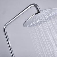 China Thermostatic Single Handle Round Shower Set Brass Body Chrome Finished for sale