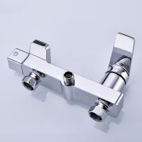 China Thermostatic Single Handle Round Shower Set Brass Body Chrome Finished for sale