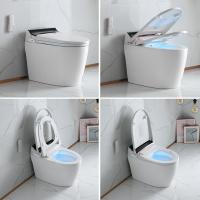 China Electric Bathroom Toilet Bowl Tankless Automatic Sensor Flushing for sale