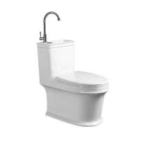China Ceramic Bathroom Toilet Bowl , 700x385x745mm One Piece Toilet Sink Combo for sale