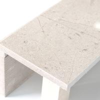 China Acid Resistant Staircase Steps Tiles White Marble Indoor Outdoor for sale