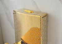 China T&F OEM Bathroom Toilet Bowl Gold Ceramic One Piece Western Toilet for sale