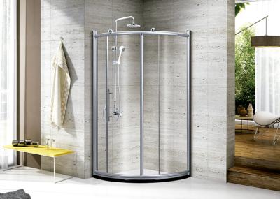 China Sliding door Tempered Glass Shower Enclosure Polished Frame Surface Finishing for sale