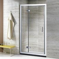 China OEM Square Frameless Shower Cabin Tempered Glass Hinge Door for sale
