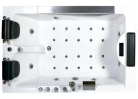 China Single Person Bathroom Jacuzzi Tub 2100x1200x700mm Air Bubble Massage for sale