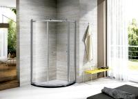 China Sliding door Tempered Glass Shower Enclosure Polished Frame Surface Finishing for sale