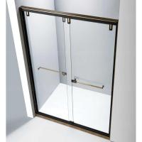 China OEM Frameless Shower Wet Room with 2 Panel Sliding Shower Door for sale