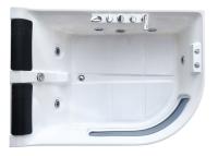 China Massage Bathroom Jacuzzi Tub , 2 Seats Whirlpool Acrylic Bathtub for sale