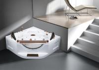 China Portable Whirlpool Massage Bathtub 2 people Corner Installation for sale