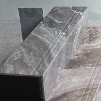 China 30x120 Stairs Tiles Ceramic Floor Tile Non Slip Groove Step Porcelain Tile for sale
