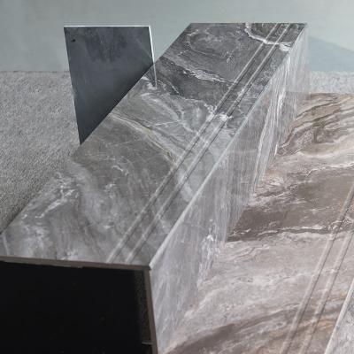 China 30x120 Stairs Tiles Ceramic Floor Tile Non Slip Groove Step Porcelain Tile for sale