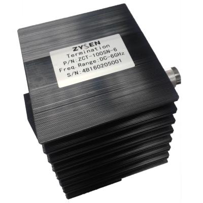 China DC 6GHz N Type BNC Dummy Load Aluminum 100 Watt Dummy Load for sale